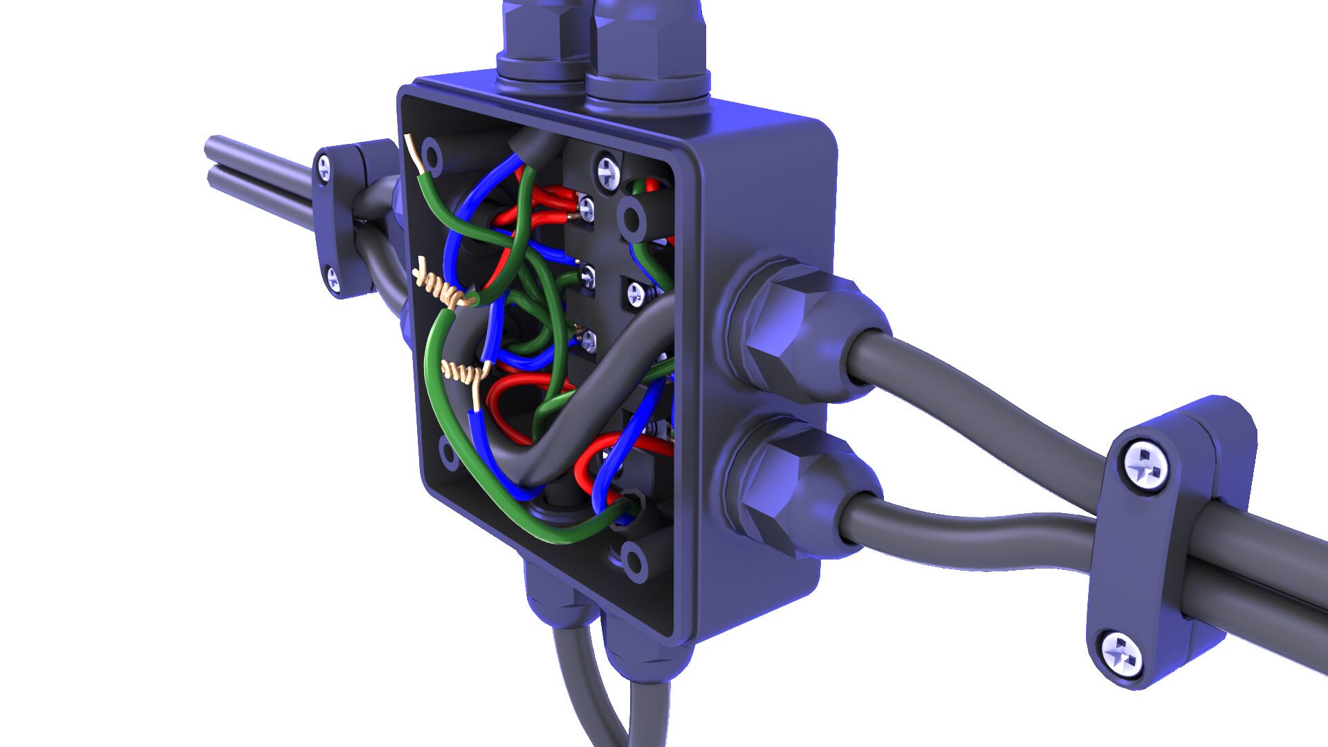 Cable Junction Box 15 3D - TurboSquid 1854755