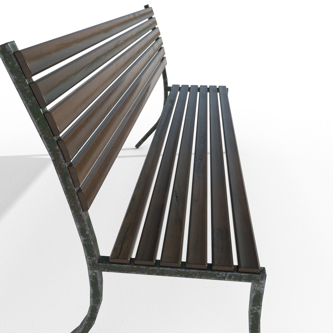 3D Model Park Bench - TurboSquid 1279764