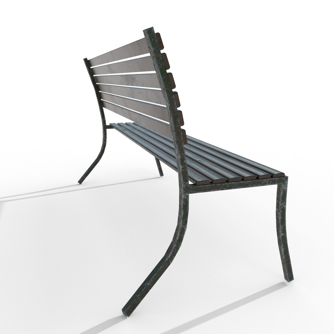 3D Model Park Bench - TurboSquid 1279764