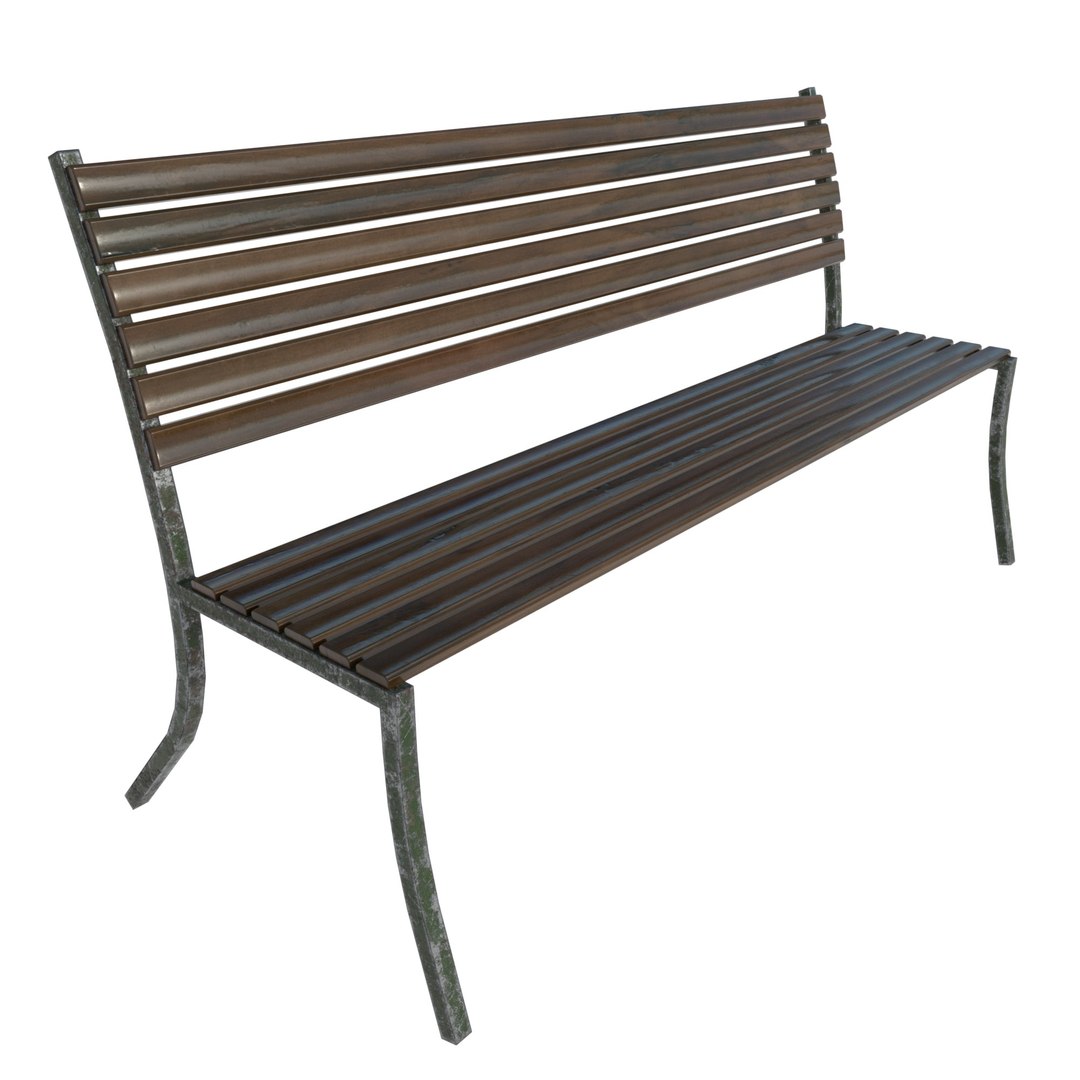 3D Model Park Bench - TurboSquid 1279764