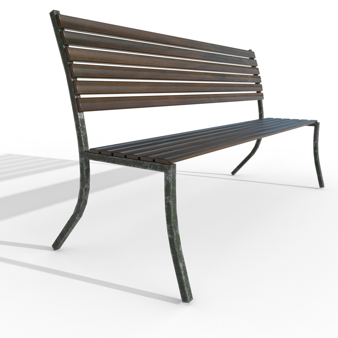 3D Model Park Bench - TurboSquid 1279764