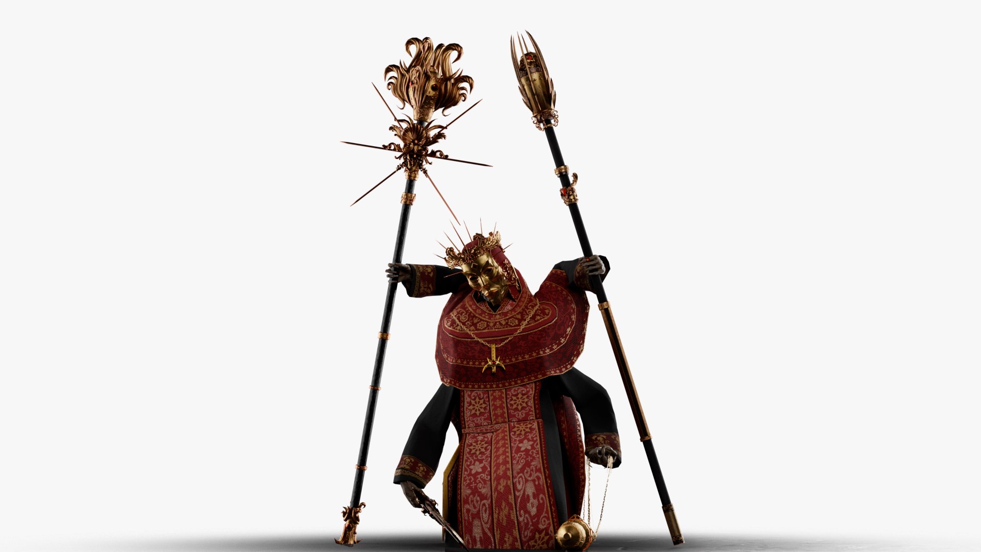 3D Model Undead Priest - TurboSquid 1881021