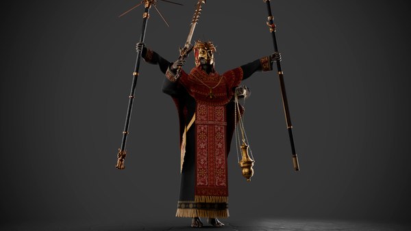 3D model Undead Priest - TurboSquid 1881021