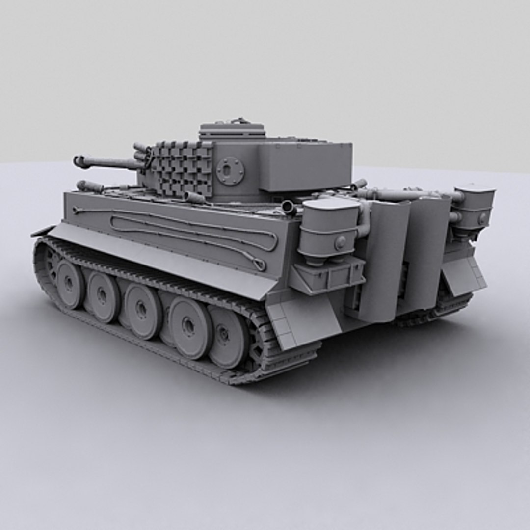 3d Model Tiger Tank