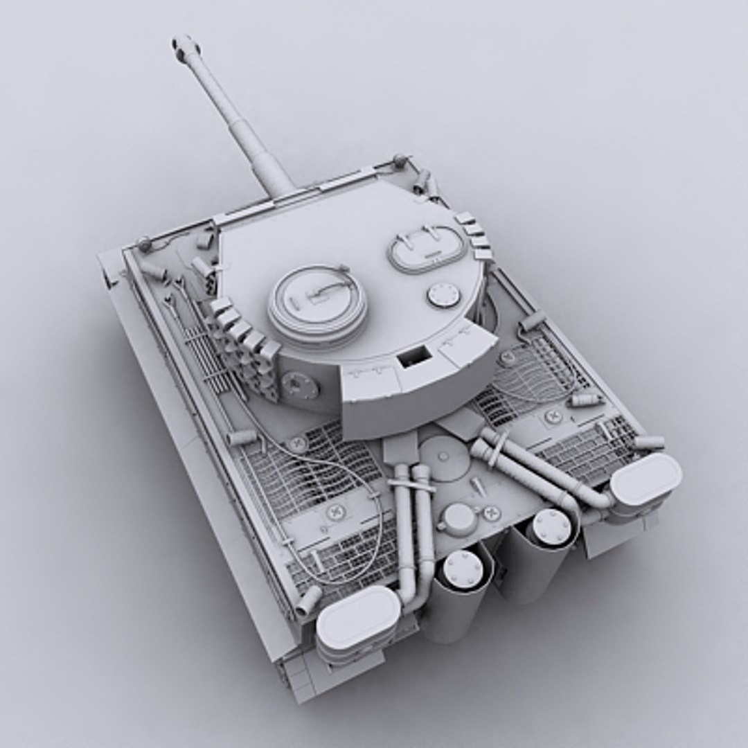 3d Model Tiger Tank