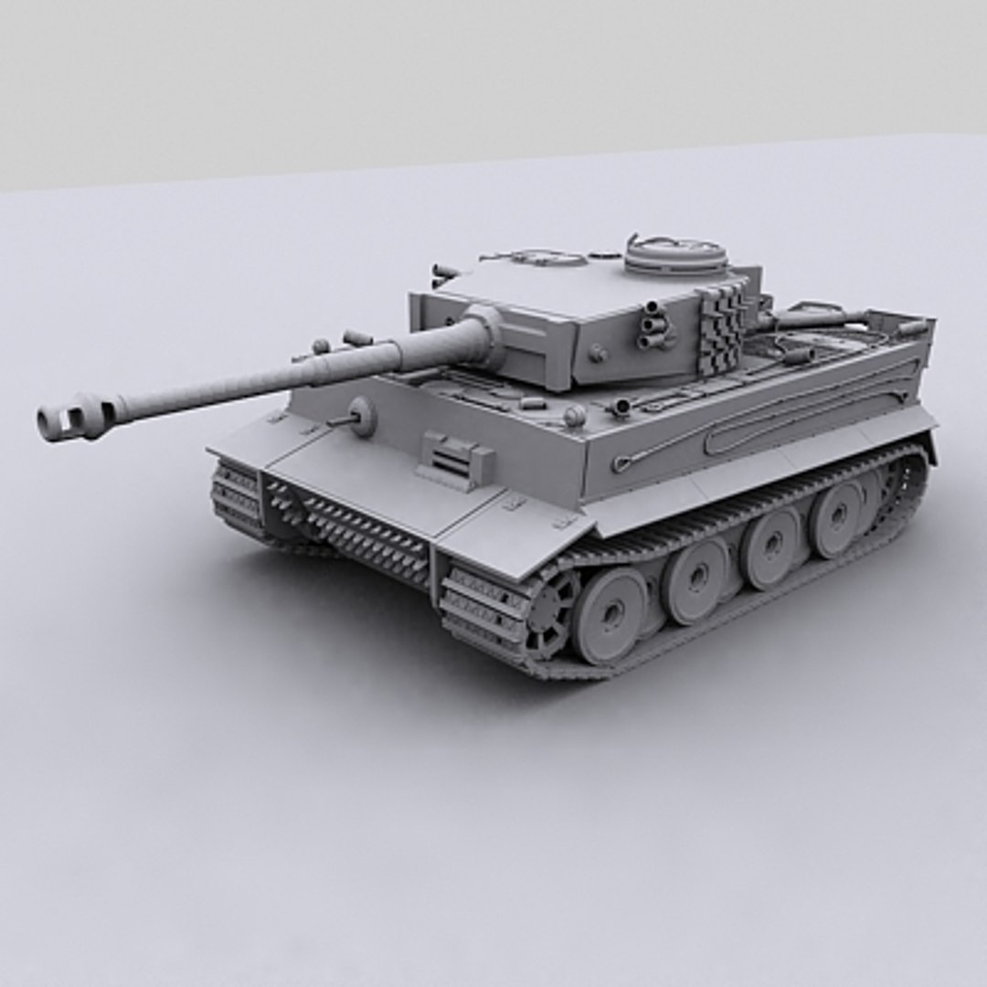 3d Model Tiger Tank