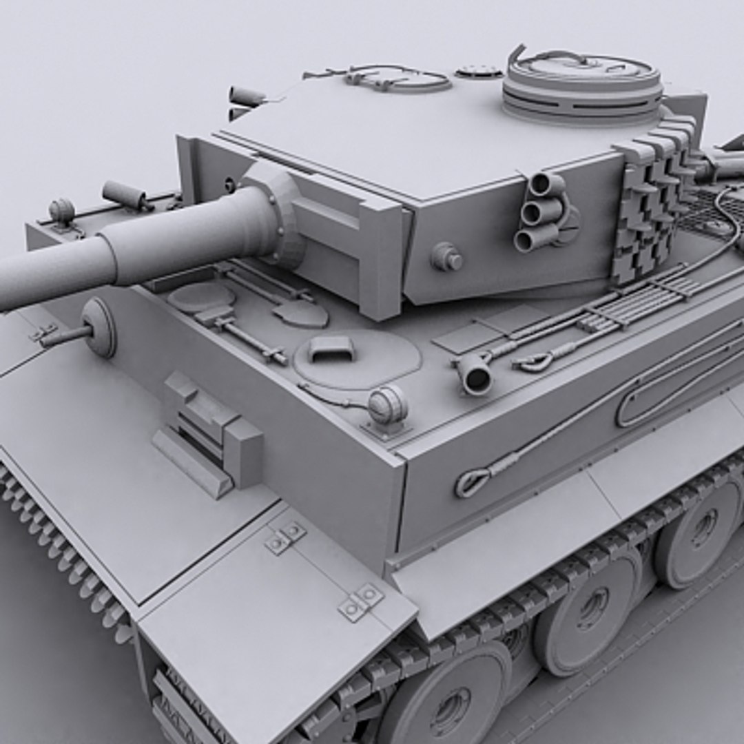 3d Model Tiger Tank