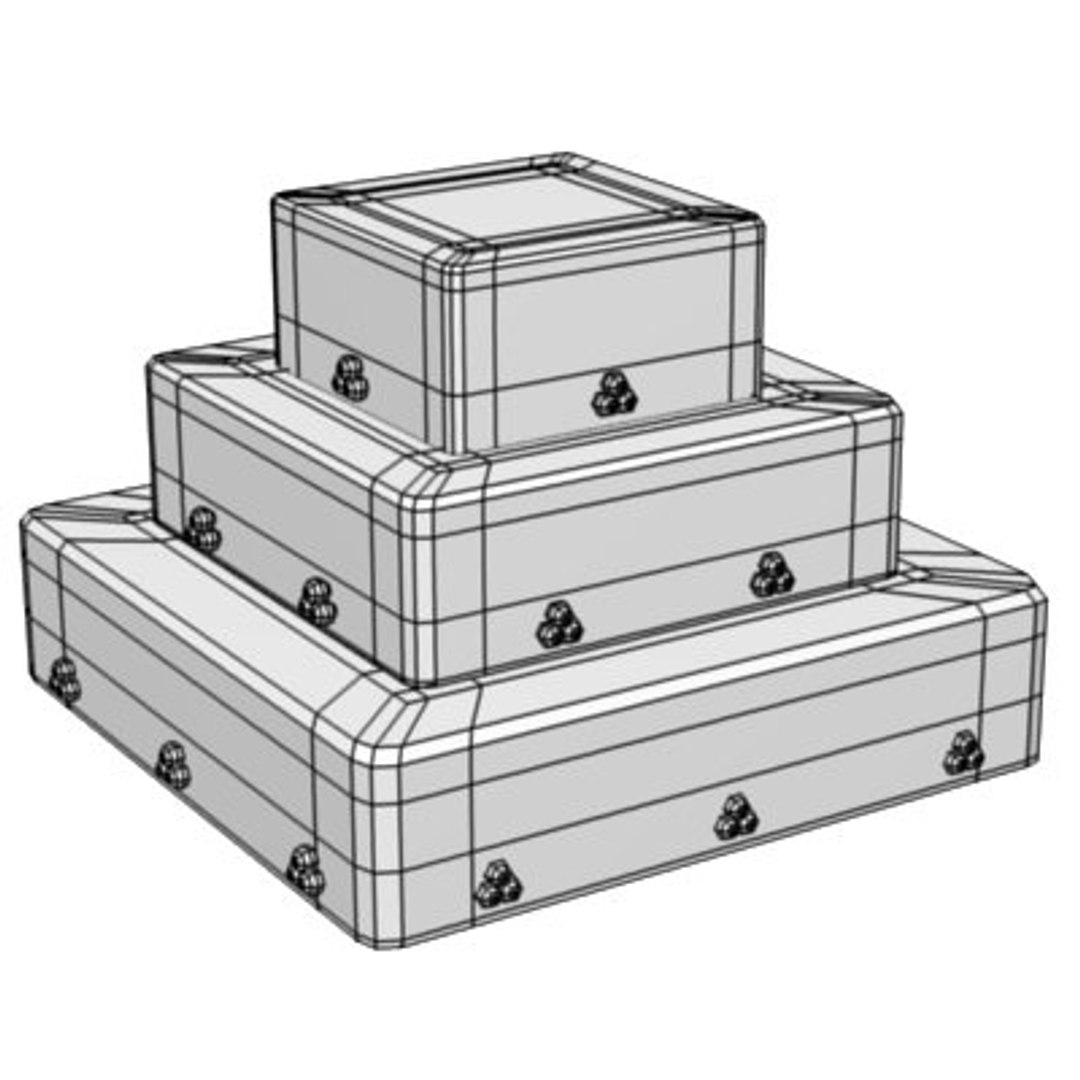 Cake Wedding 3d Model