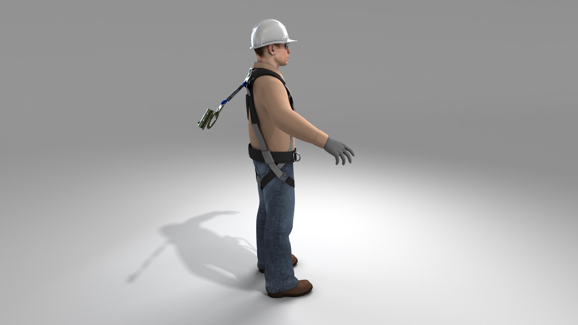 Safety Male Industrial 3D Model - TurboSquid 1490281