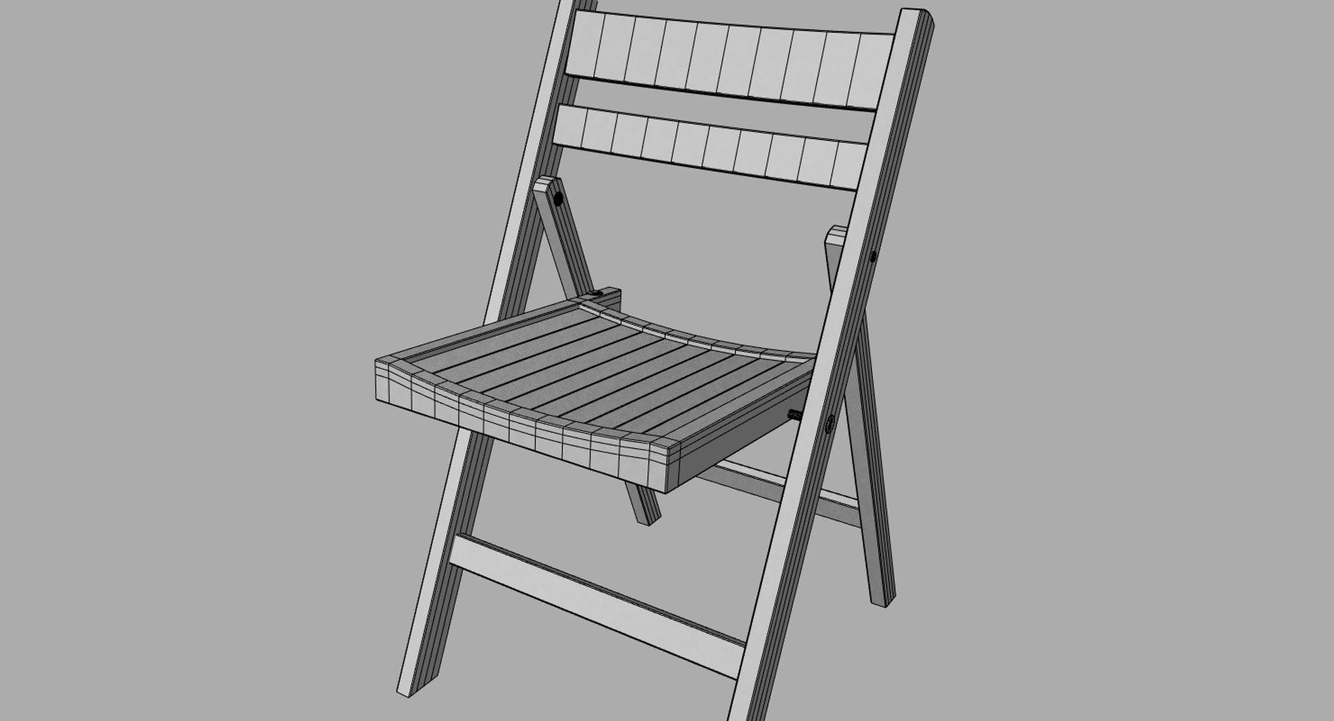 Folding Chair 3d Model
