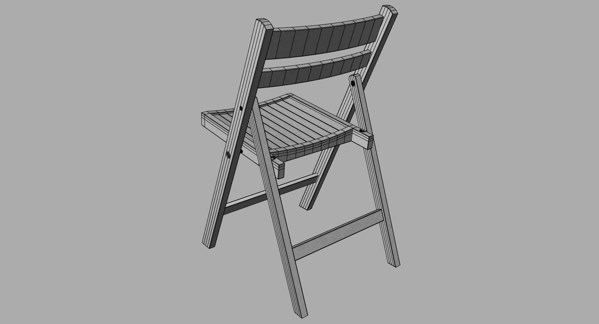 Folding Chair 3d Model