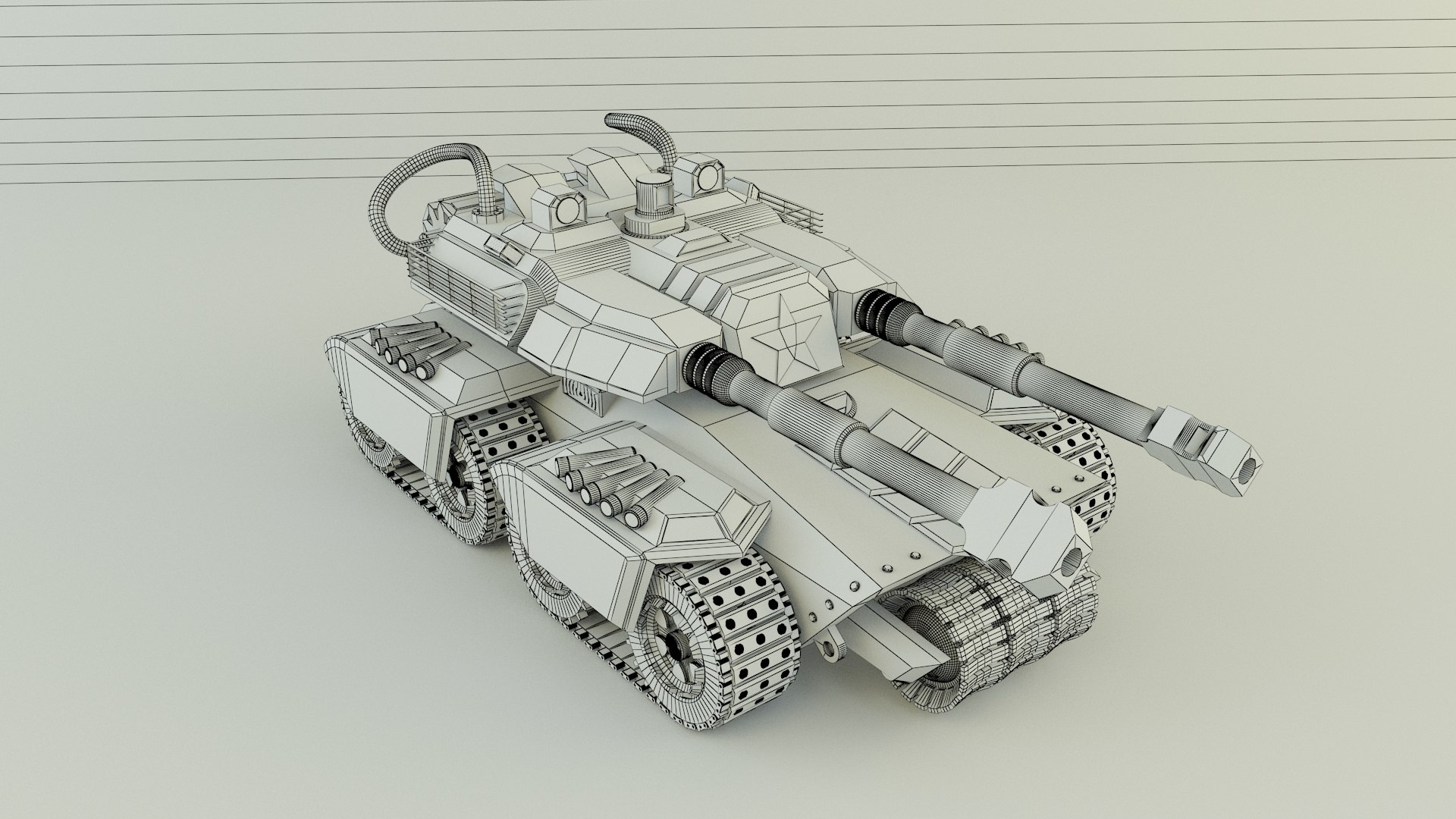 Apocalypse Military Tank - TurboSquid 2344222