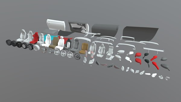 자동차 부품 팩 3D 모델 - TurboSquid 1964373