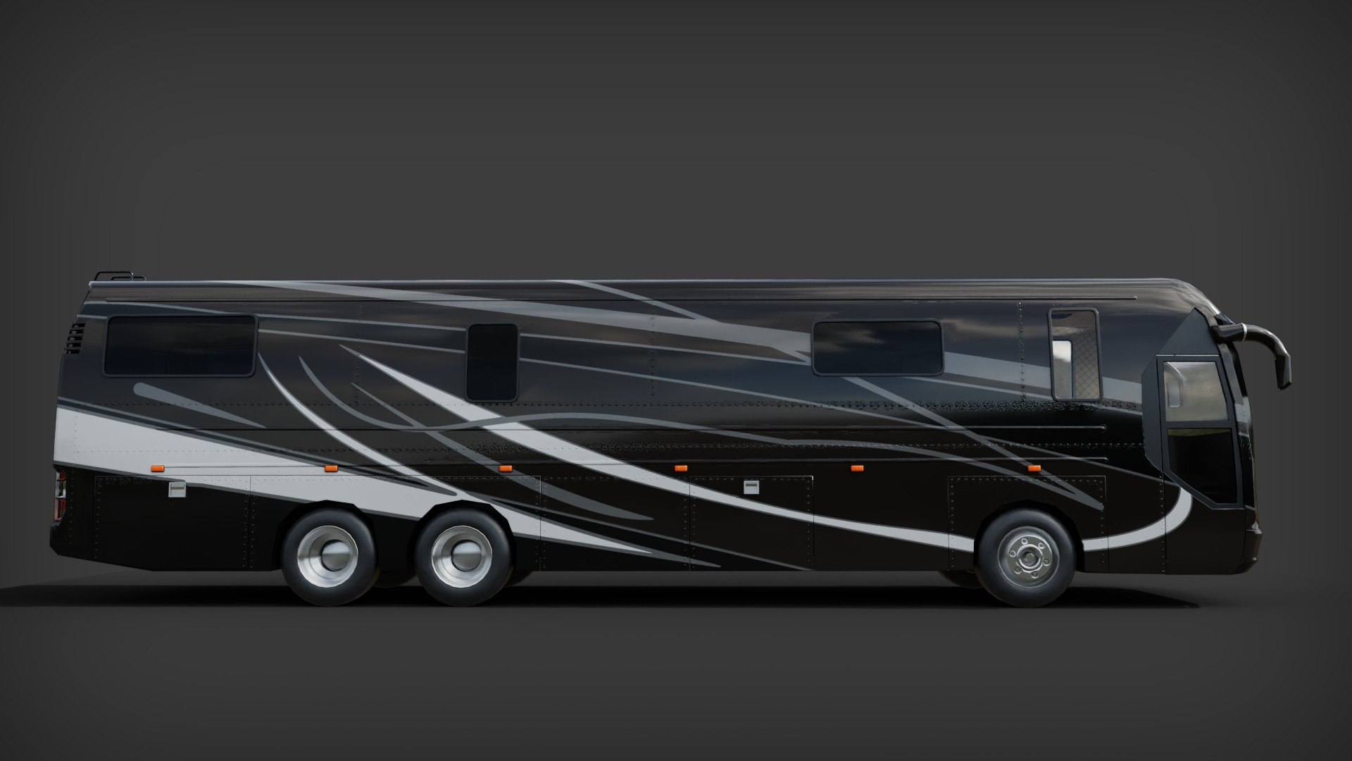 3D Motorhome Rv Bus With Interior - TurboSquid 2088916