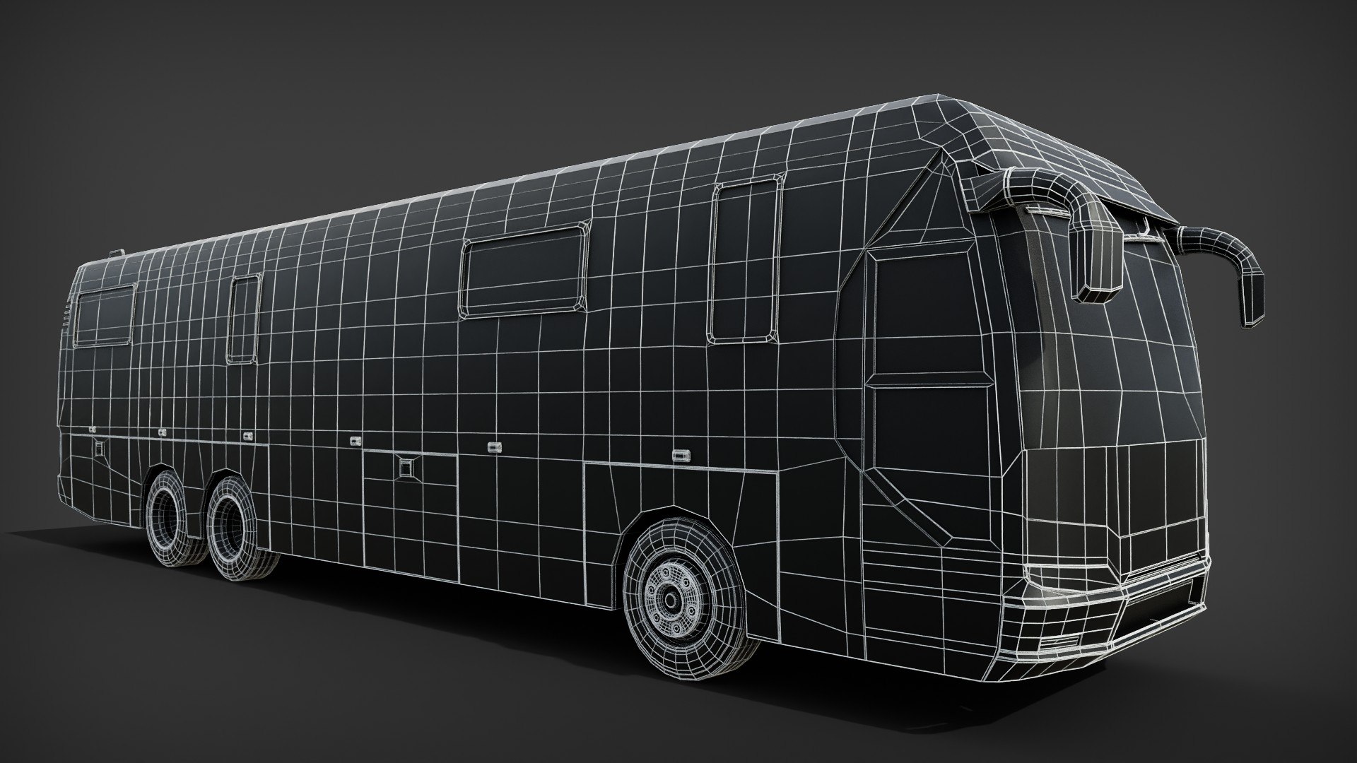 3D Motorhome Rv Bus With Interior - TurboSquid 2088916