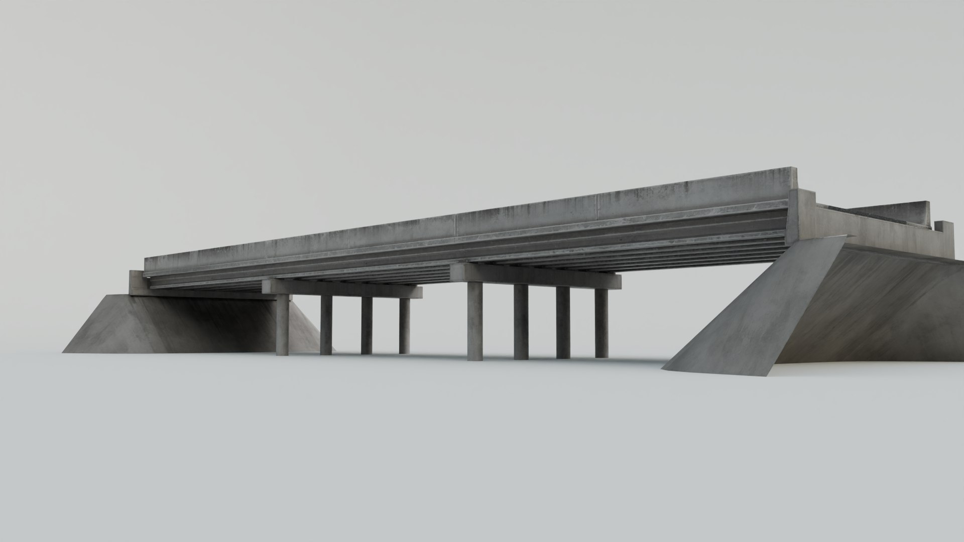Overpass Bridge 3D Model - TurboSquid 2238946