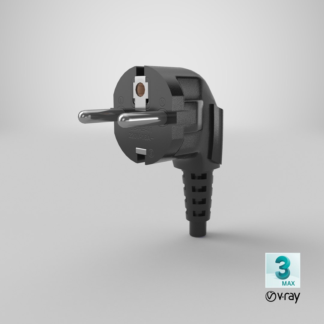 Black Plug 3D Model - TurboSquid 1350720