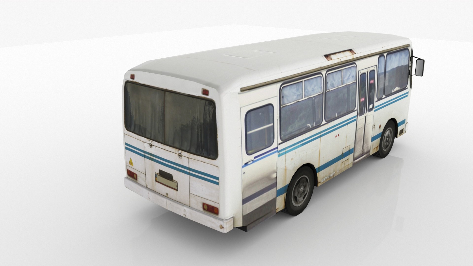 Russian Paz 3205 Bus 3d 3ds