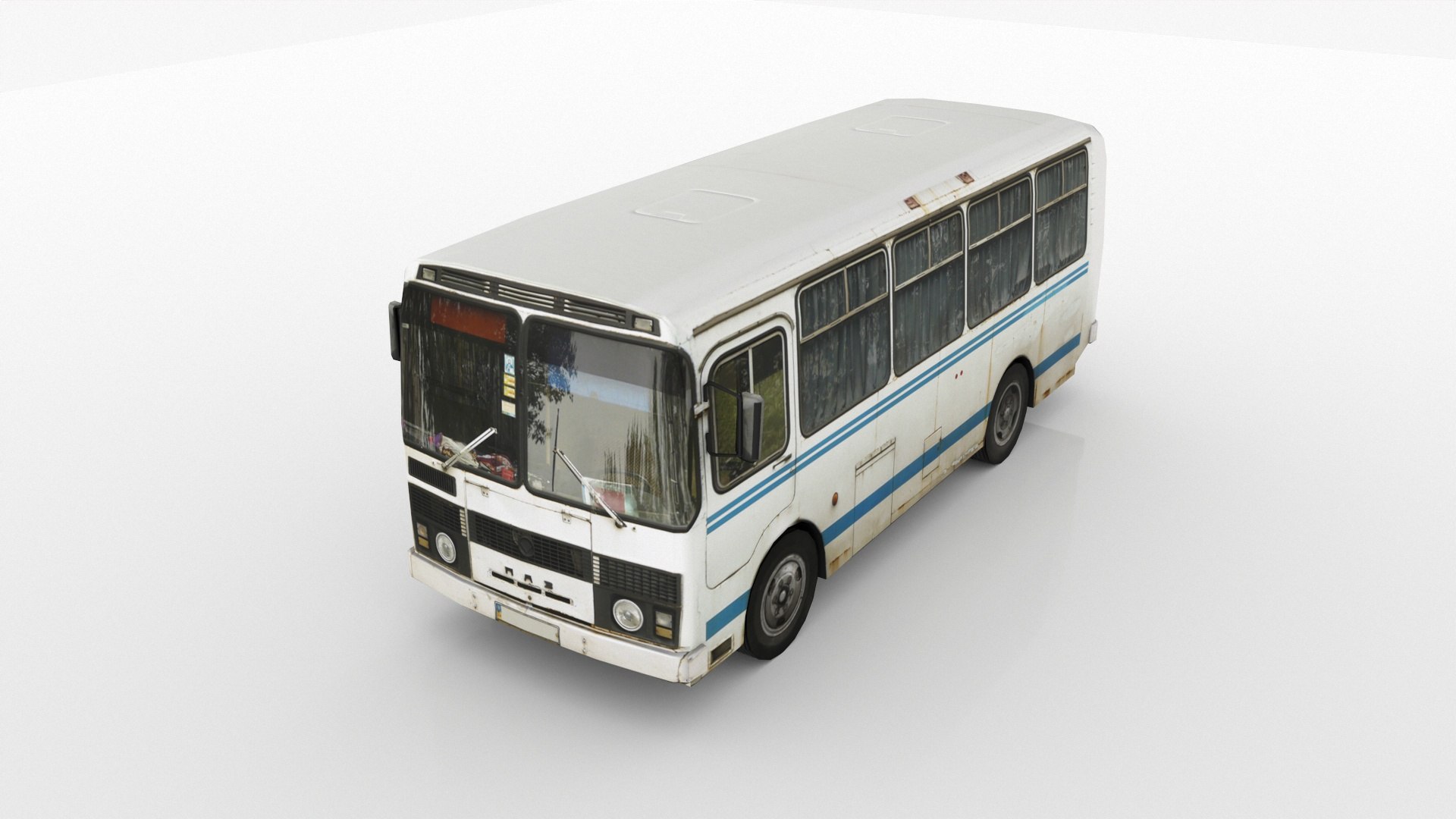 Russian Paz 3205 Bus 3d 3ds