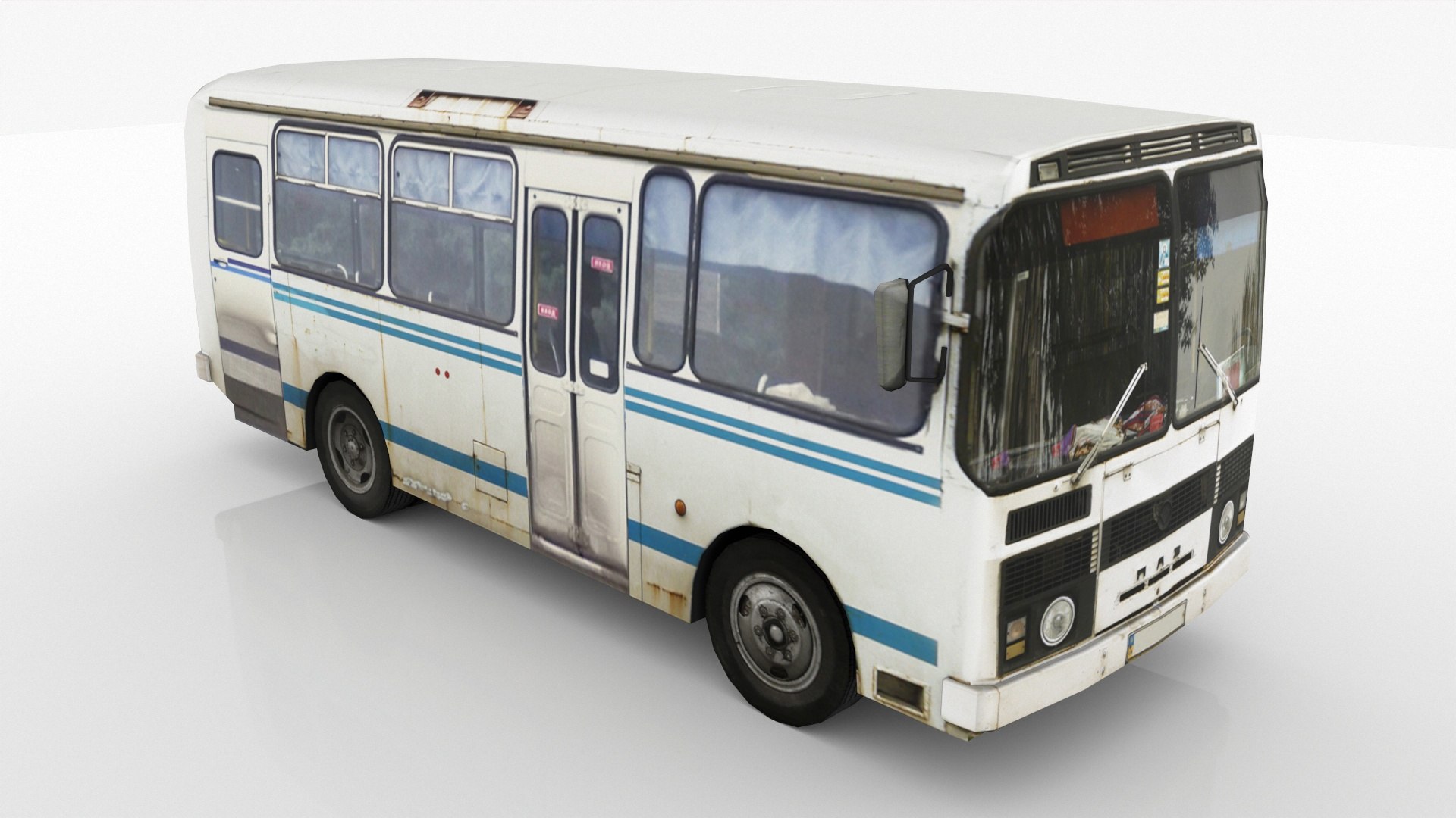Russian Paz 3205 Bus 3d 3ds