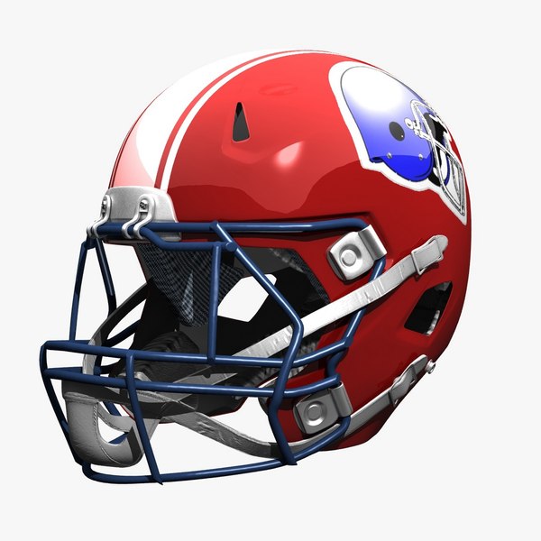 3d model football helmet