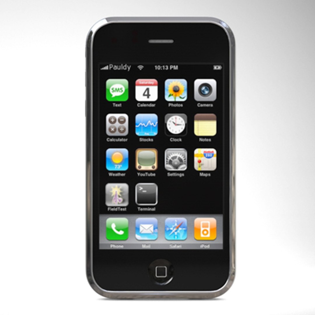 3d Model Apple Iphone 3g
