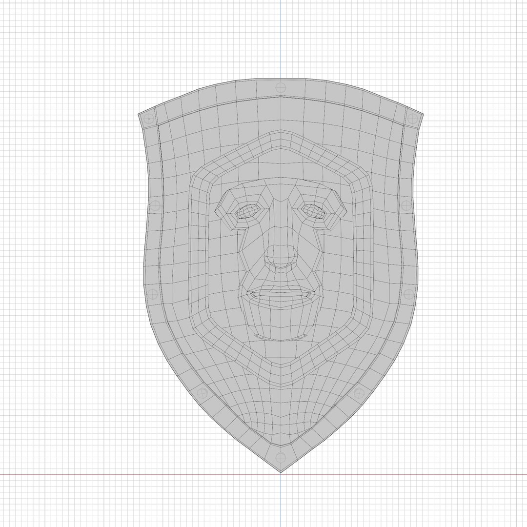 3D Art Shield Model - TurboSquid 2338036
