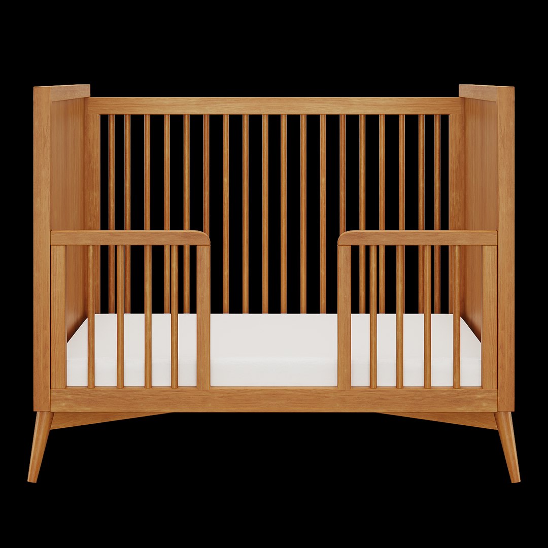 Mid-Century Crib 3D Model - TurboSquid 2287777
