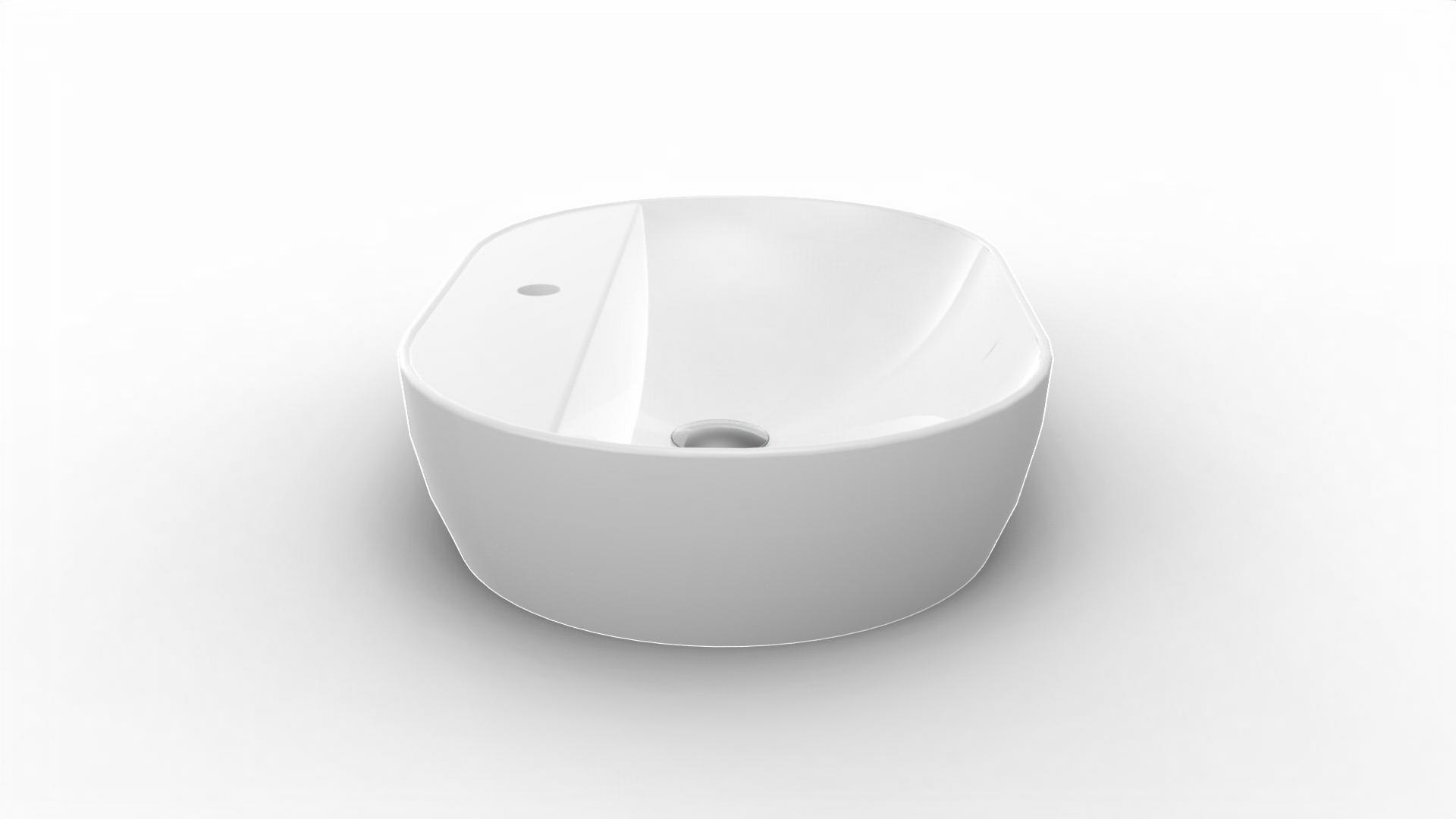 Bathroom Sink Infinitio 40x60 3D Model - TurboSquid 2171740