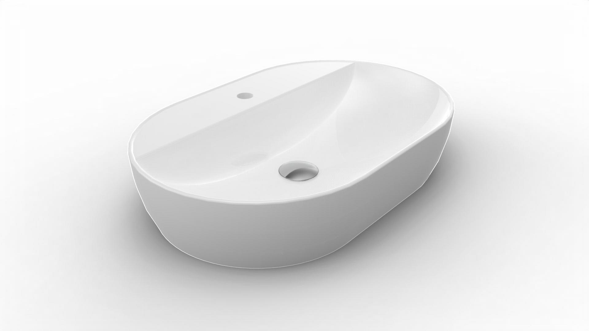 Bathroom Sink Infinitio 40x60 3D Model - TurboSquid 2171740