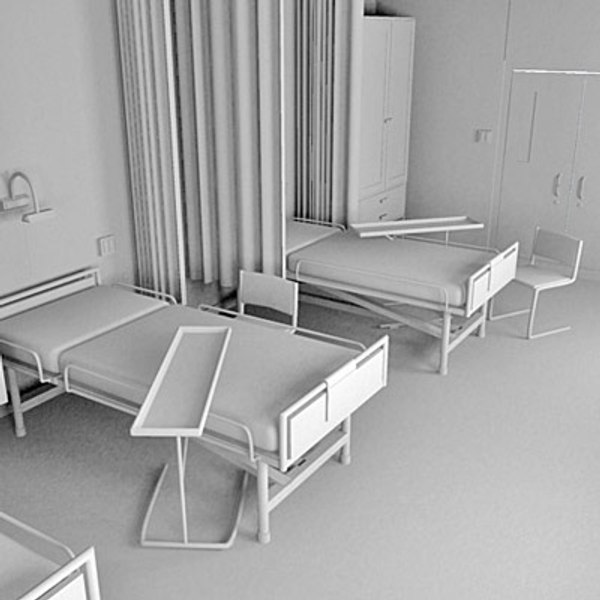 3d model ward hospital