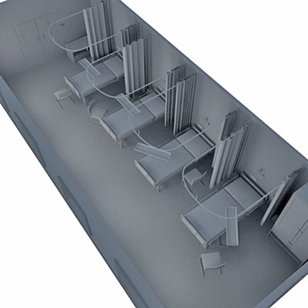 3d model ward hospital