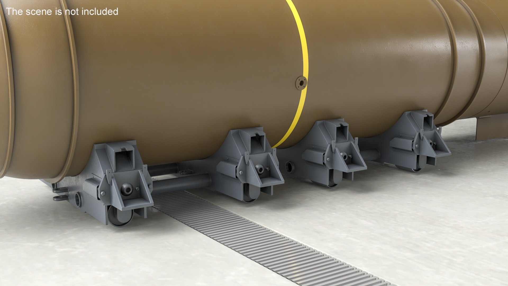 3D MK-17 Thermonuclear Bomb In Shipping Trolley - TurboSquid 2278821