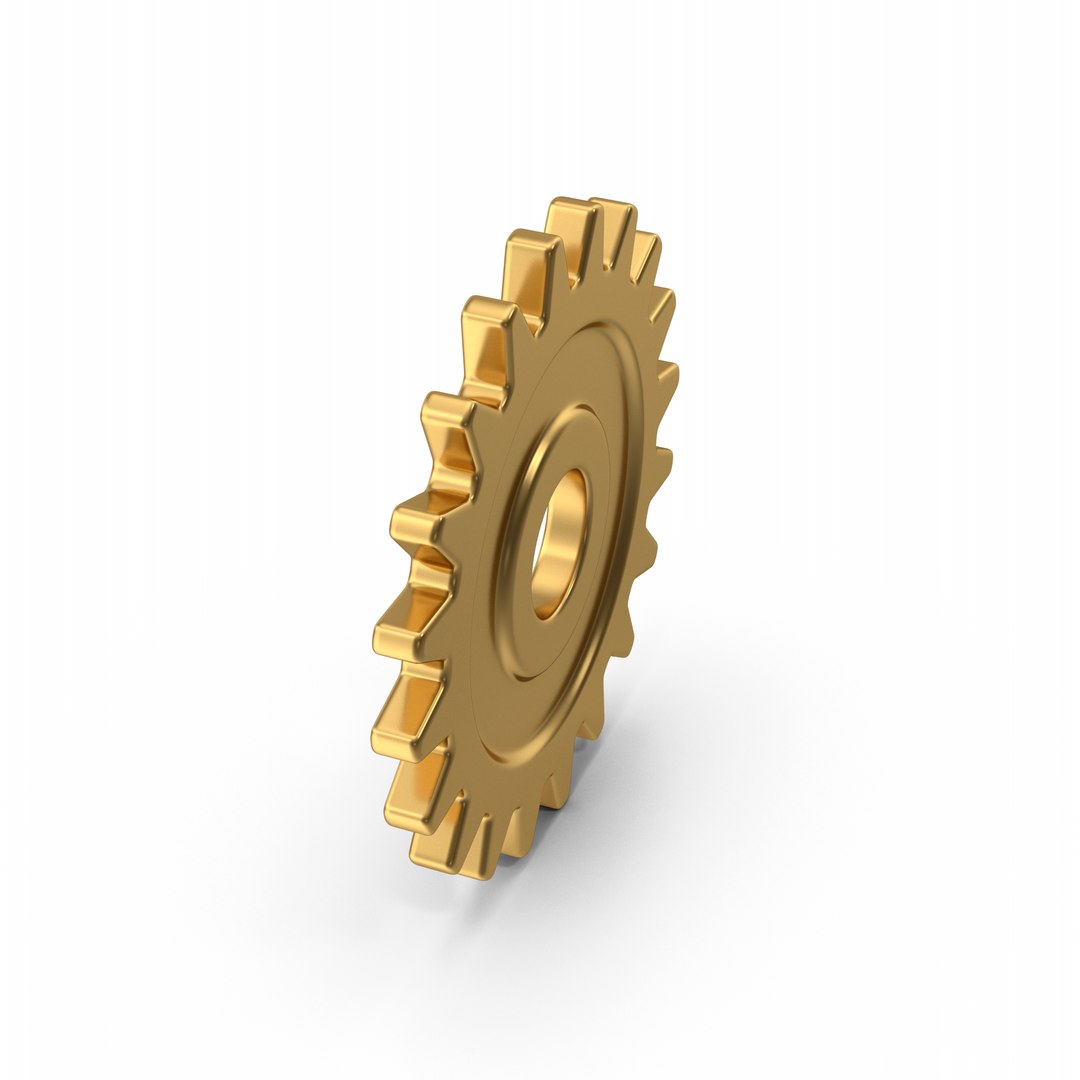 Gear Gold 3D - TurboSquid 1837785
