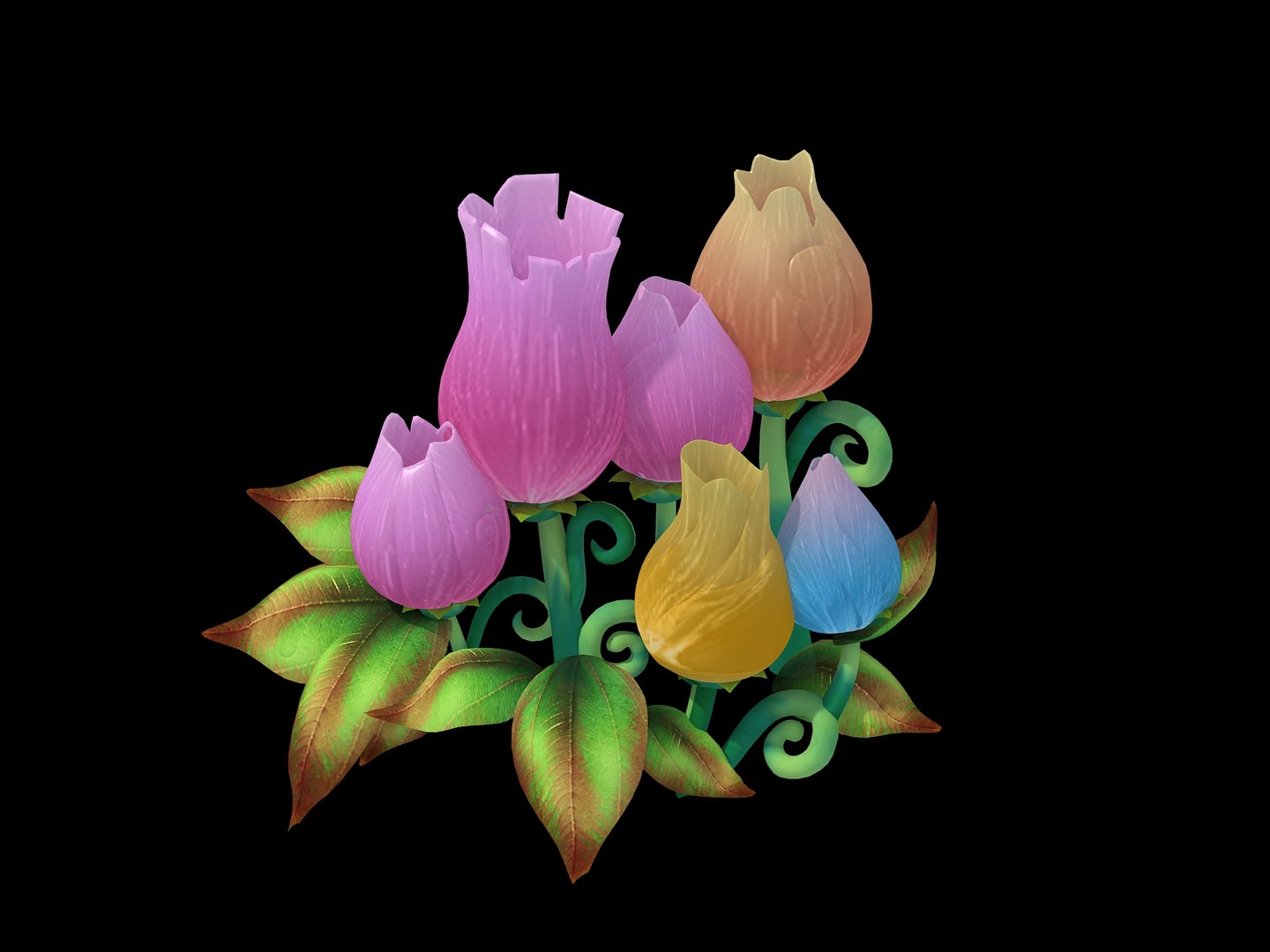 3D Main City - Flora Model - TurboSquid 1448726
