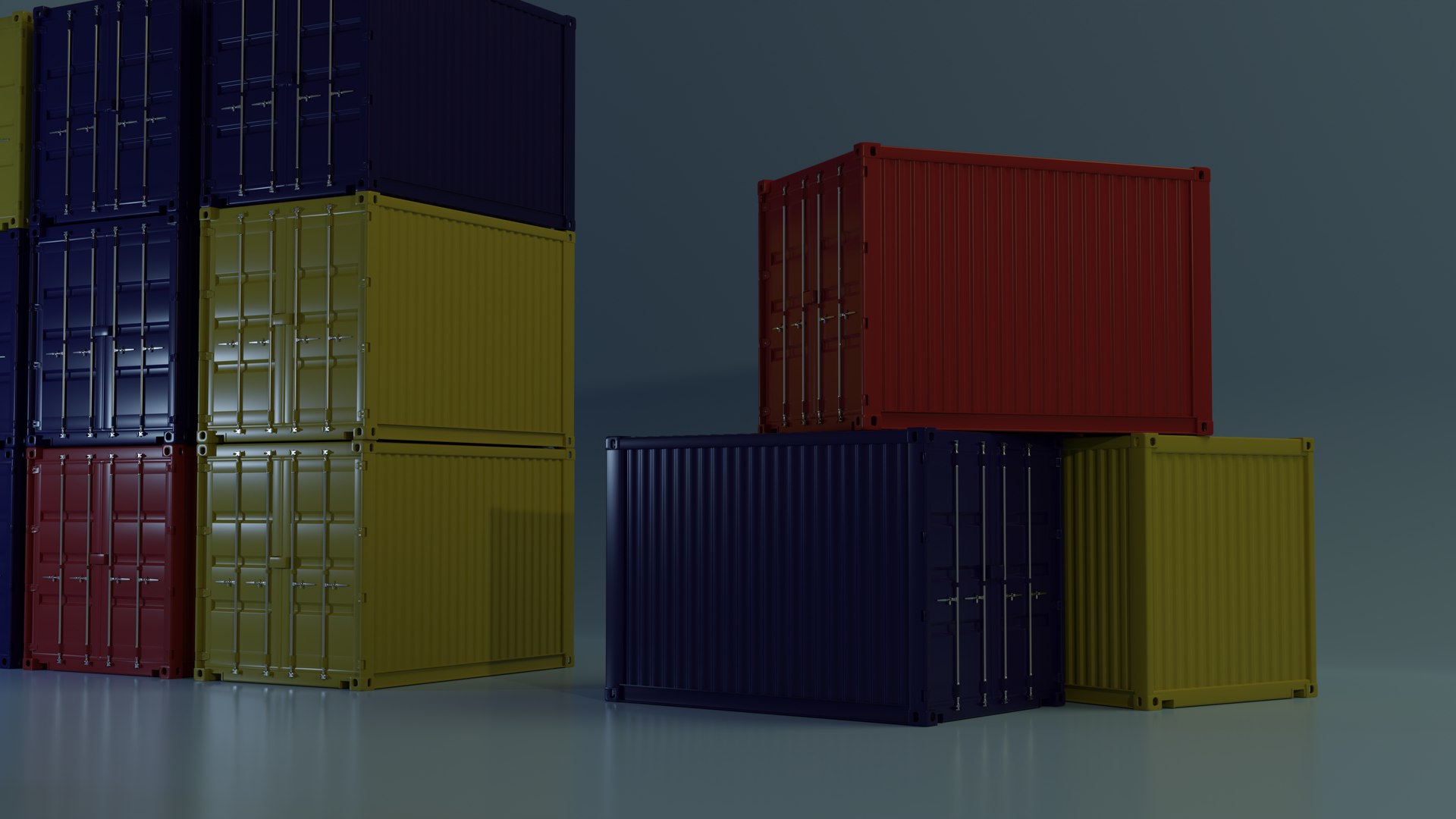 3D Container 40HC - TurboSquid 1869309
