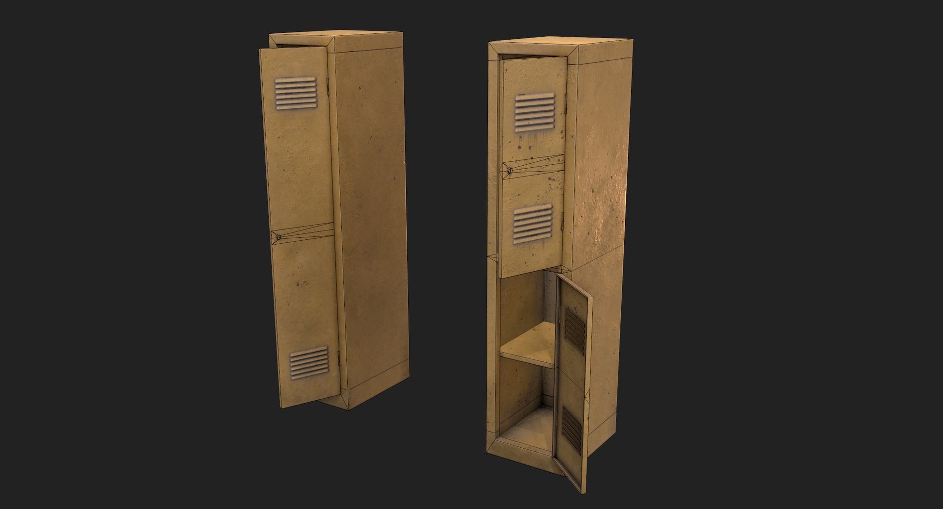 Ready lockers 3D model - TurboSquid 1383620