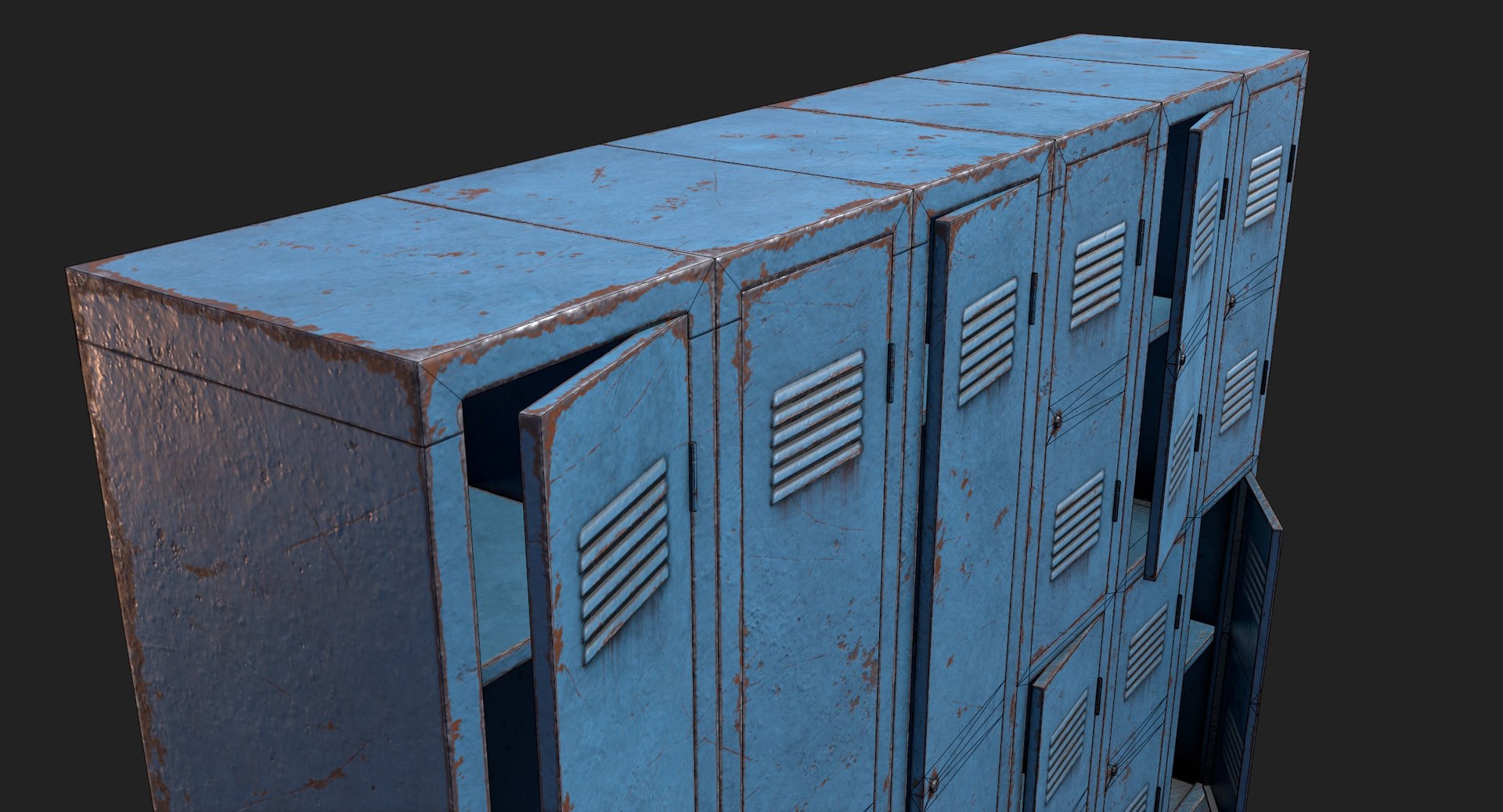 Ready lockers 3D model - TurboSquid 1383620
