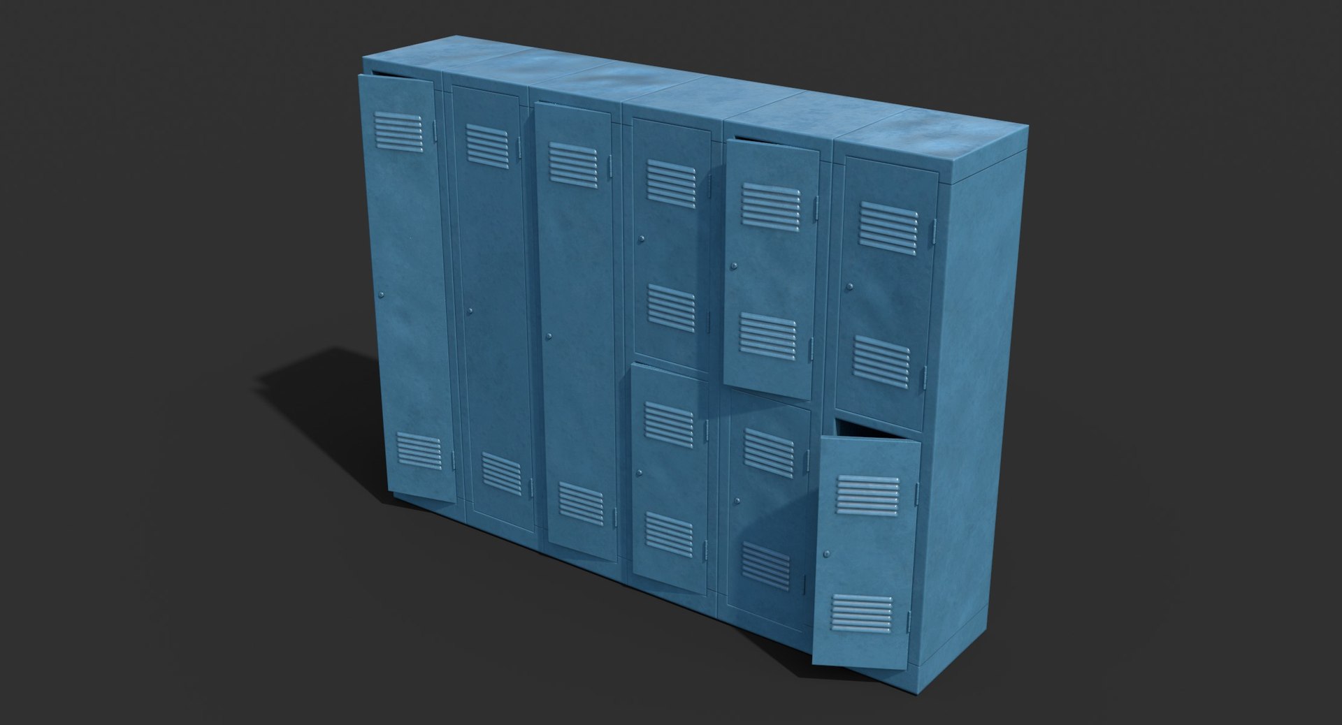 Ready lockers 3D model - TurboSquid 1383620