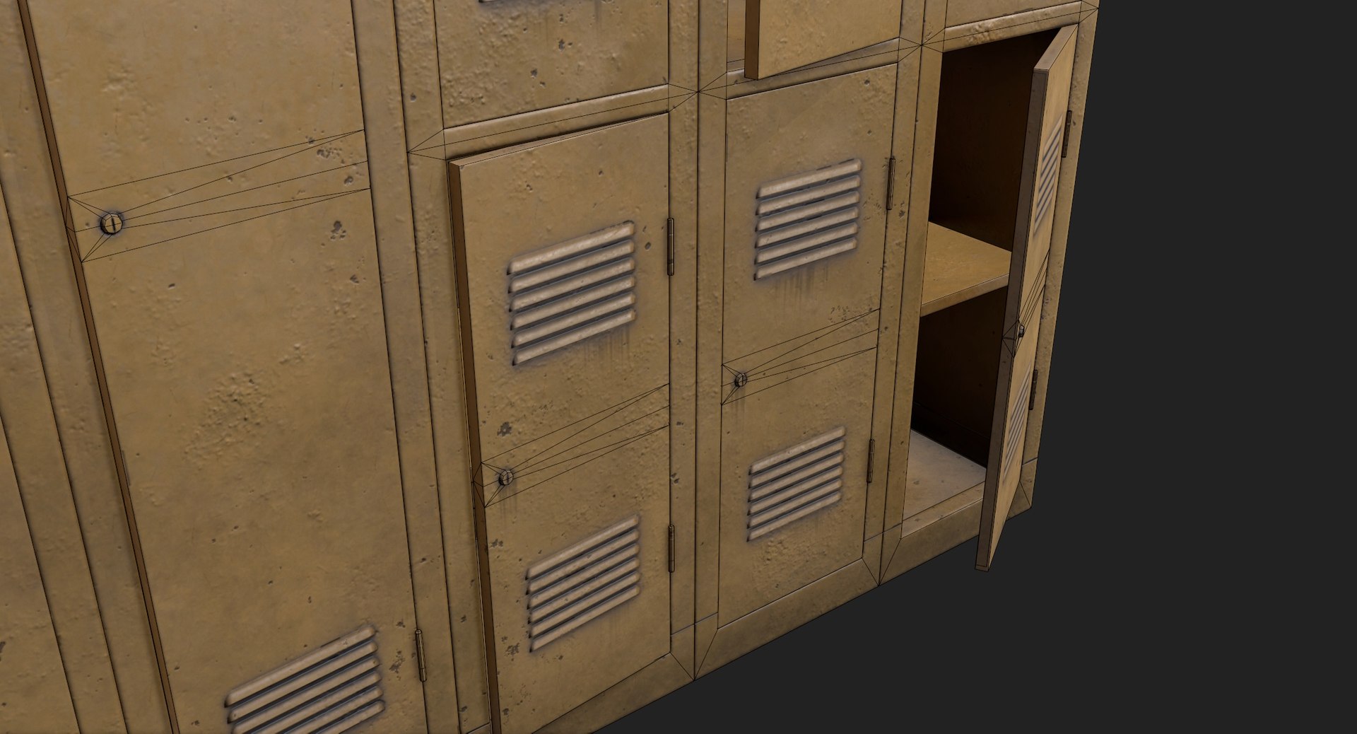 Ready lockers 3D model - TurboSquid 1383620