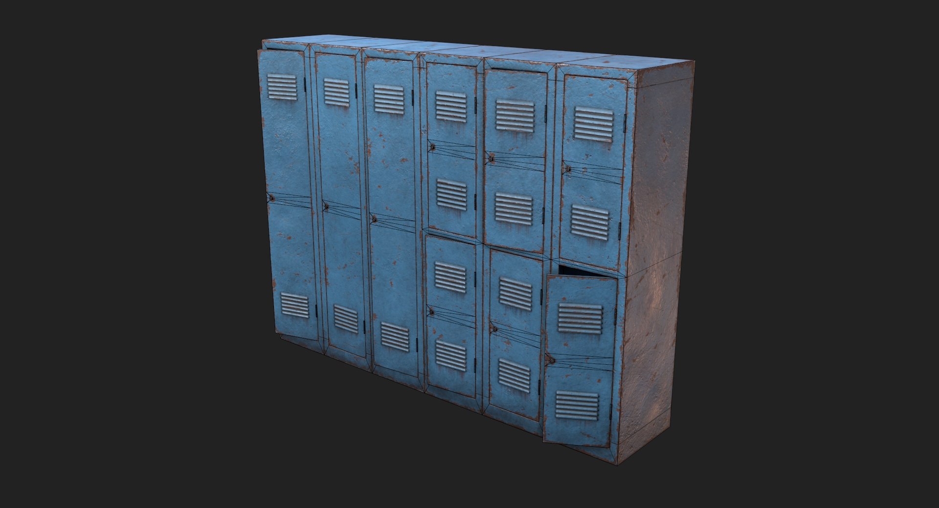 Ready lockers 3D model - TurboSquid 1383620
