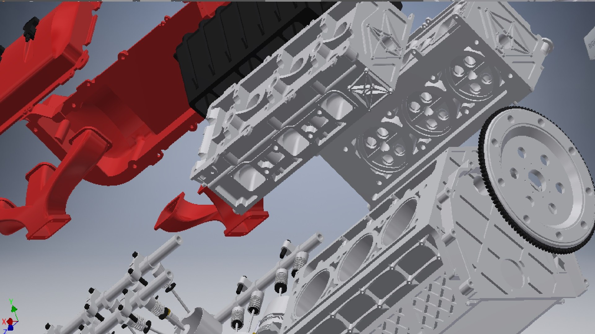 V6 Engine Assembly 3D Model - TurboSquid 2149139