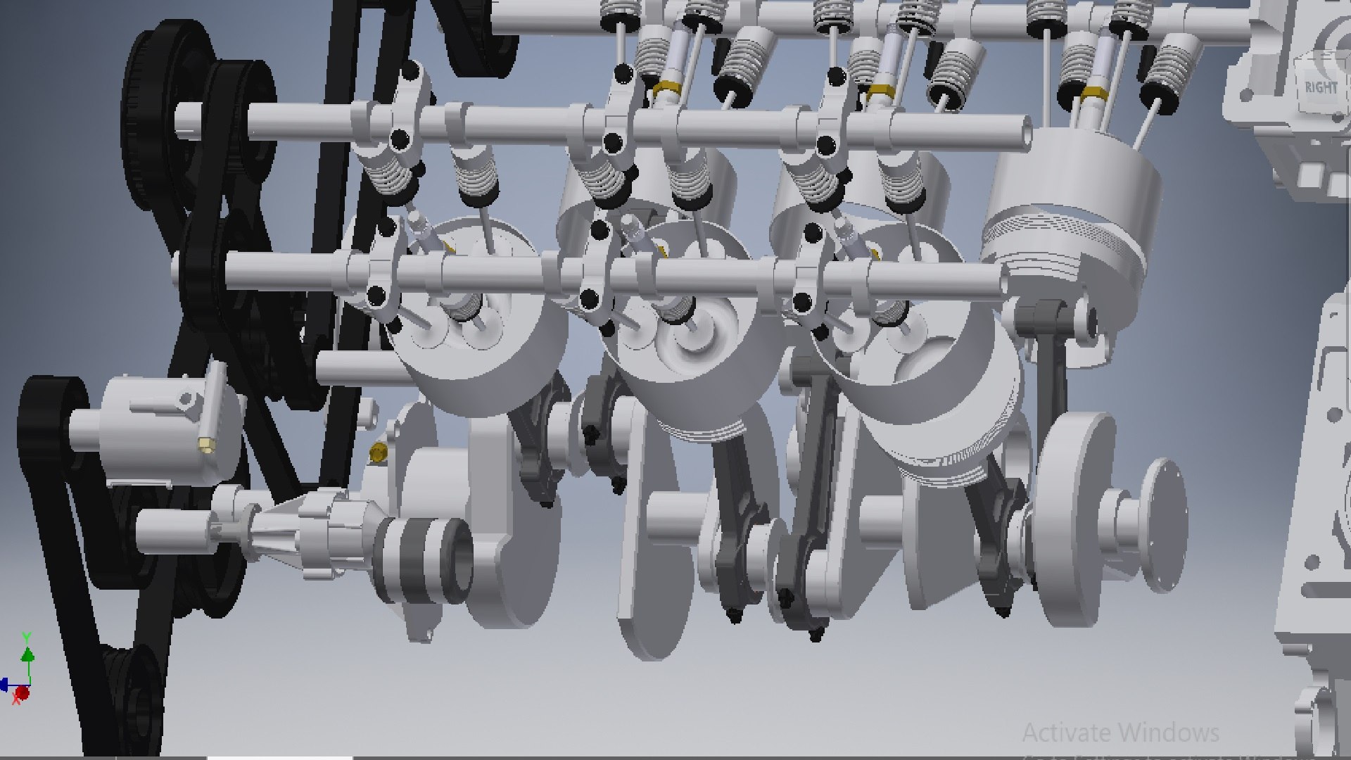 V6 Engine Assembly 3D Model - TurboSquid 2149139
