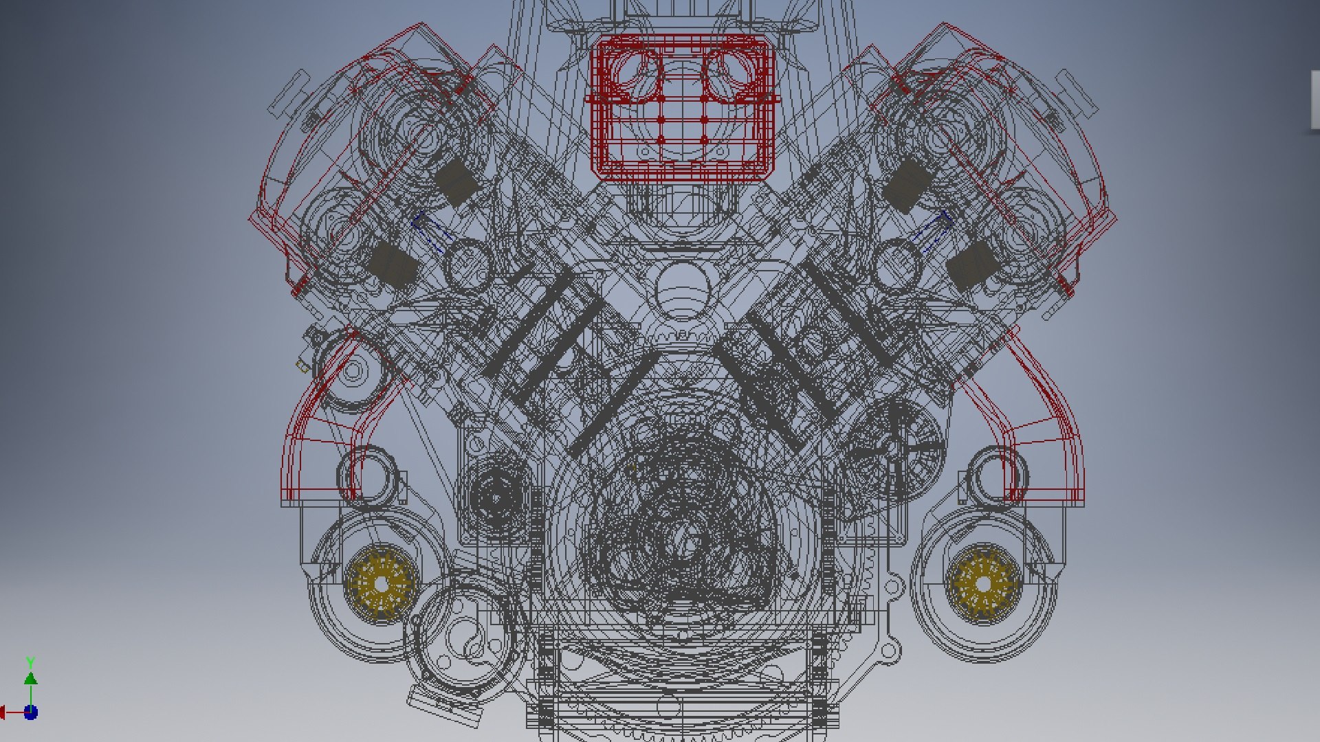 V6 Engine Assembly 3D Model - TurboSquid 2149139