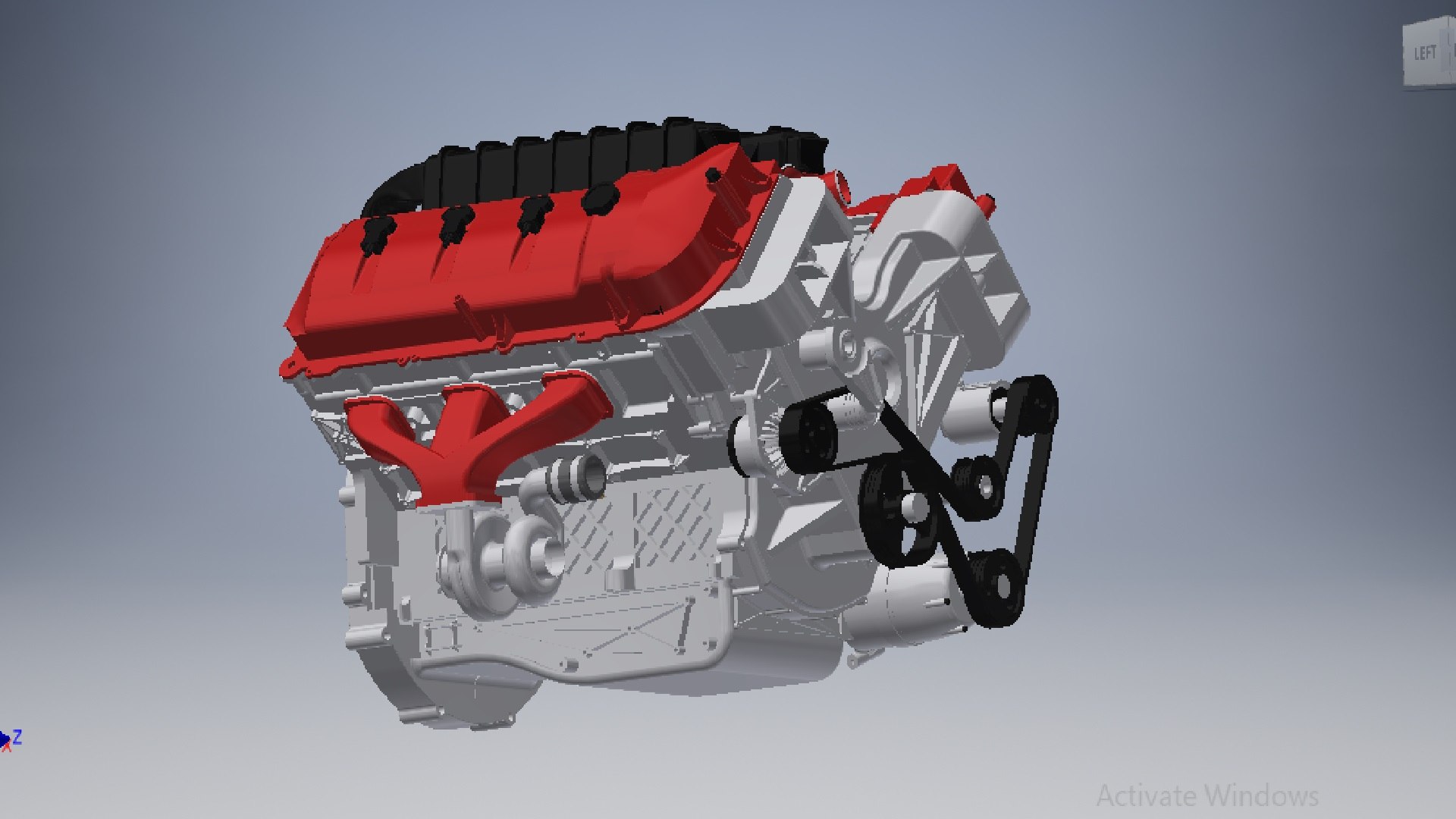 V6 Engine Assembly 3D Model - TurboSquid 2149139