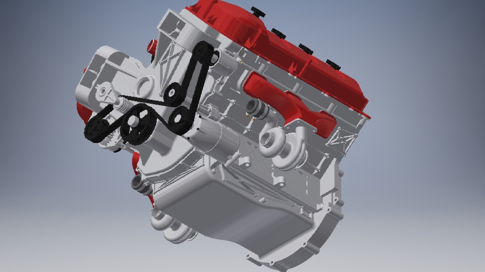 V6 Engine Assembly 3D Model - TurboSquid 2149139