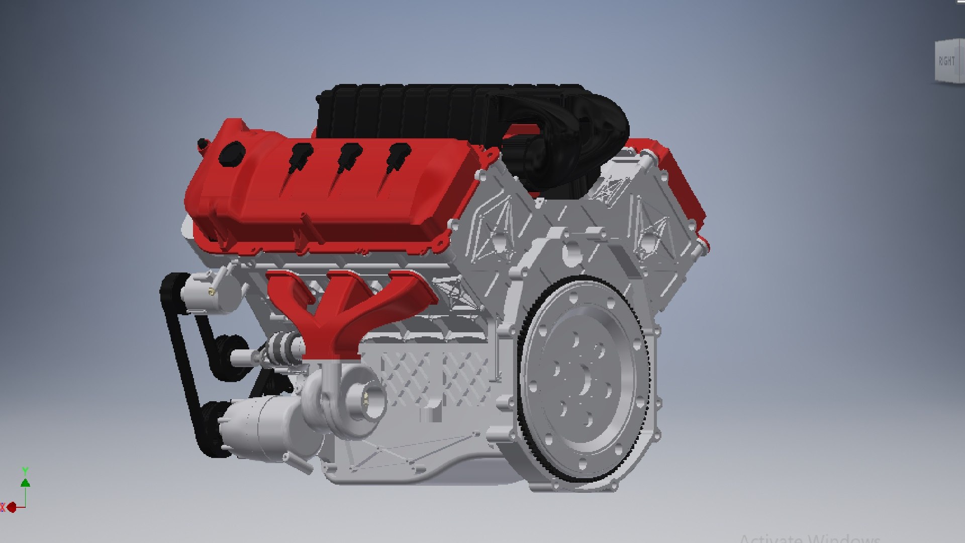V6 Engine Assembly 3D Model - TurboSquid 2149139