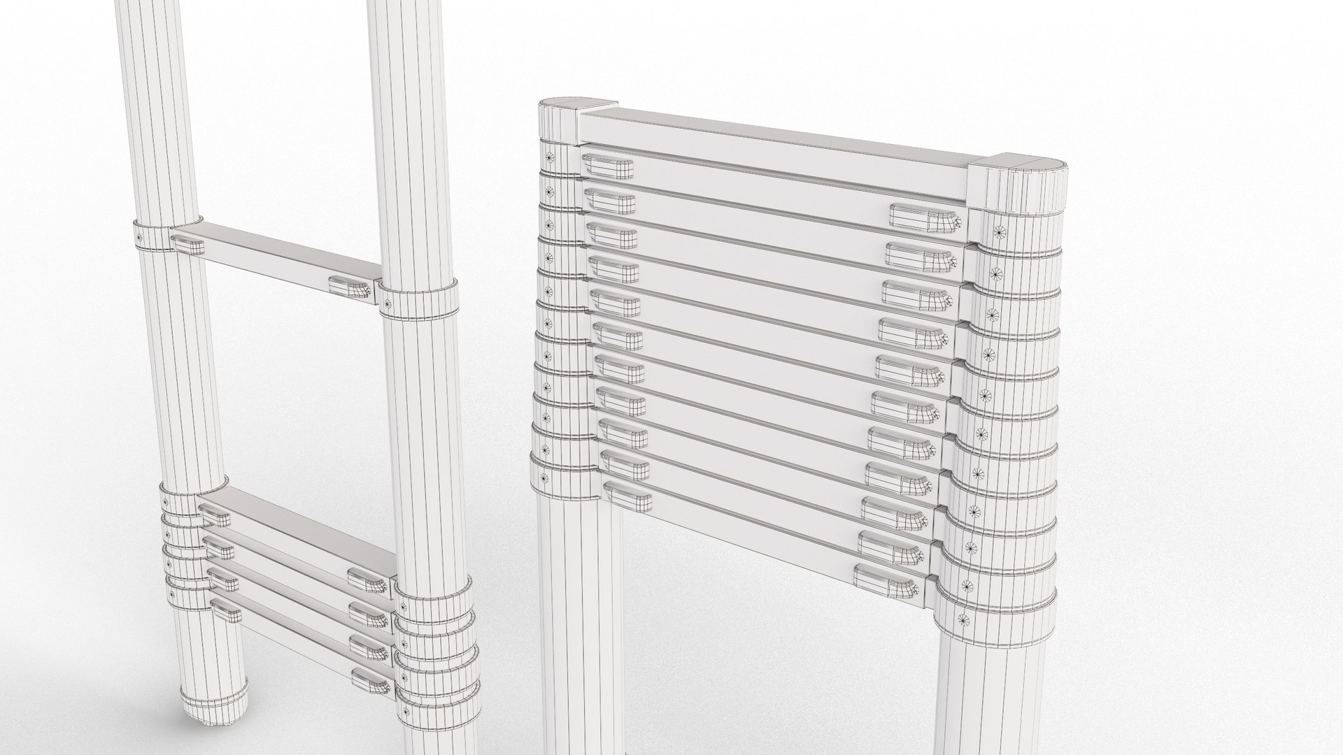 3D Ladder Folding Model - TurboSquid 1736419