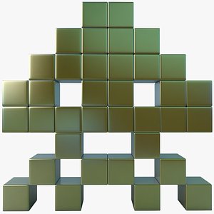 Space Invaders 3D Models for Download | TurboSquid