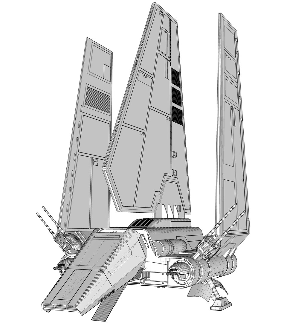 Lambda Shuttle 3D Model - TurboSquid 1536379